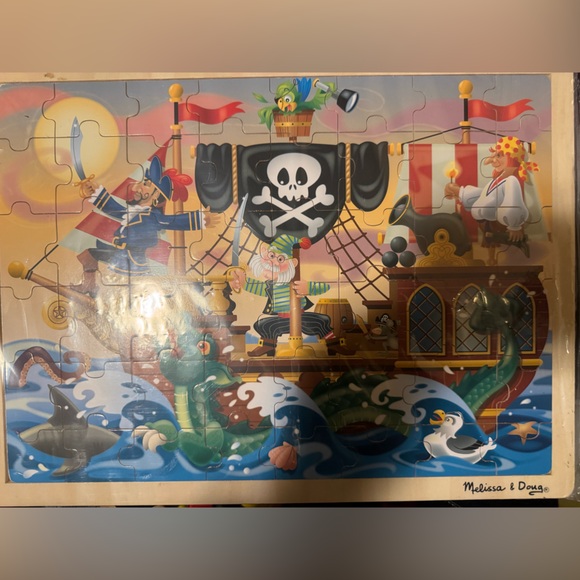 Melissa & Doug | Toys | Euc Melissa Doug Pirate Adventure Jigsaw ...